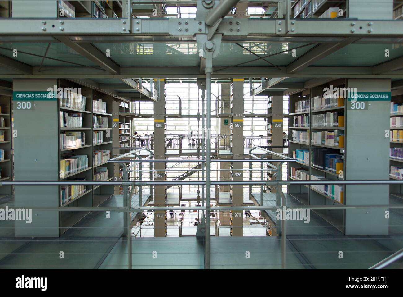 Biblioteca Vasconcelos Library Interior by Alberto Kalach in Mexico ...