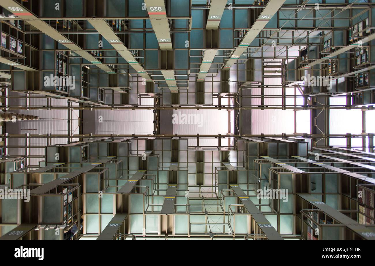 Biblioteca Vasconcelos Library Interior by Alberto Kalach in Mexico ...
