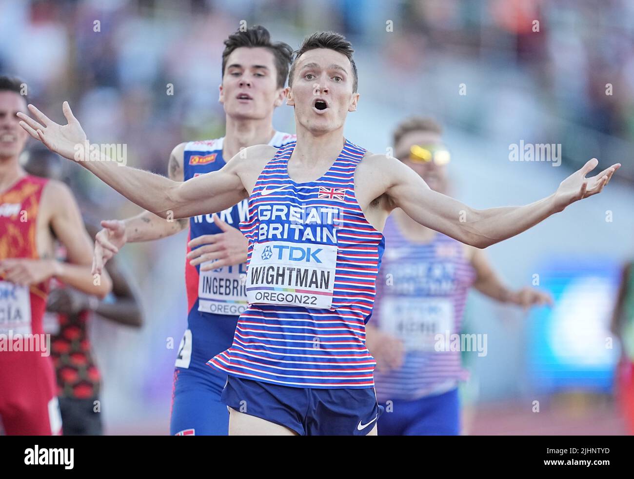 Eugene, USA. 19th July, 2022. Athletics: World Championships, 1500m ...