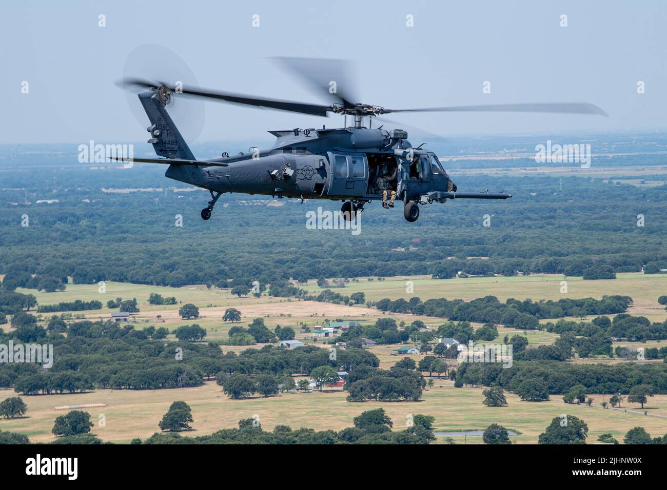 A U.S. Air Force HH-60W Jolly Green II, from the 41st Rescue Squadron ...