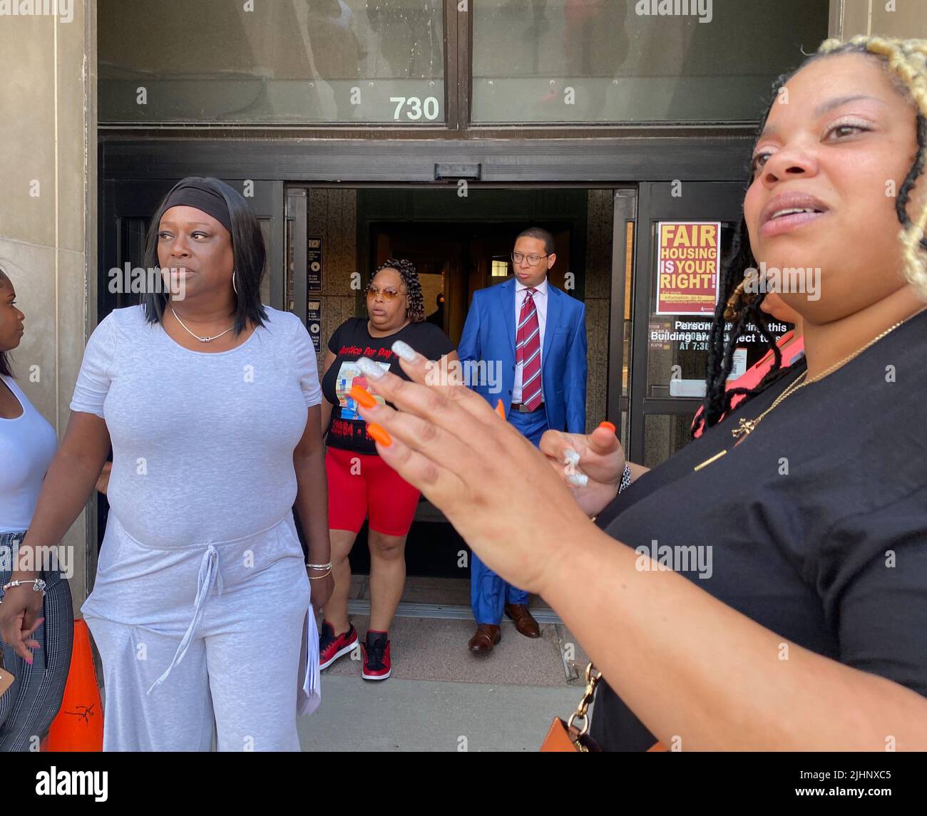 Racine, Wisconsin, USA. 19th July, 2022. King's sister NATASHA MULLEN ...
