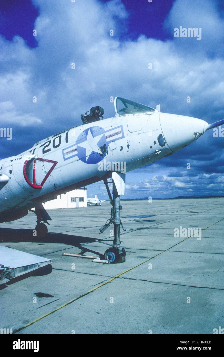 Vought F7U Cutlass fuselage Stock Photo - Alamy