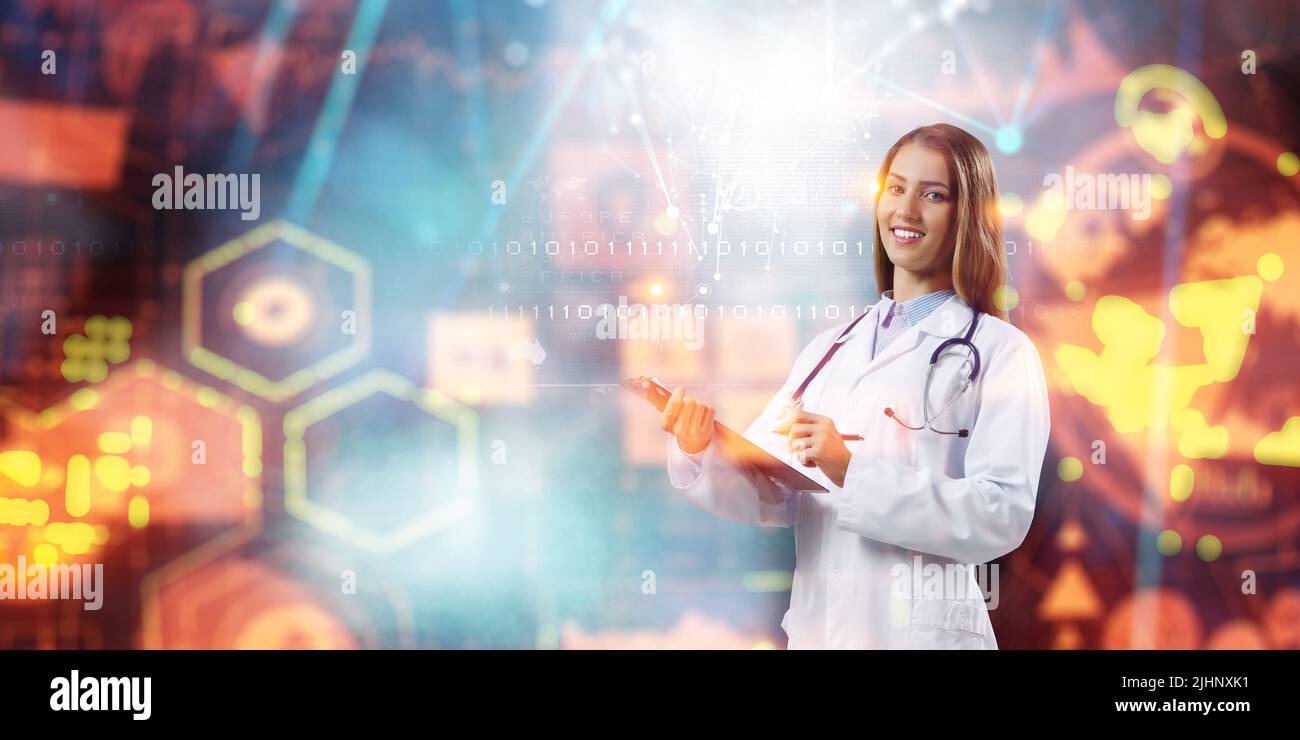 Moderm medicine concept . Mixed media Stock Photo - Alamy
