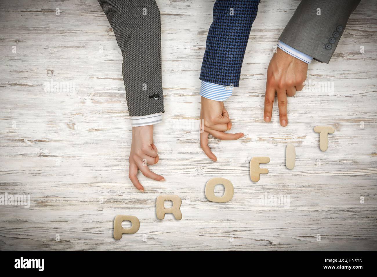 Business decrease concept . Mixed media Stock Photo - Alamy
