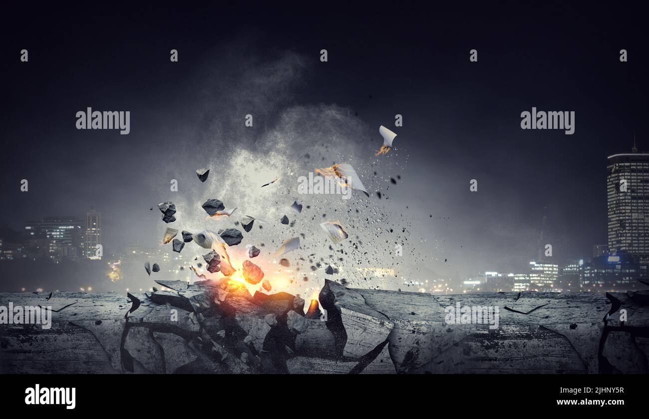 Burninging road burning bright blaze Stock Photo - Alamy