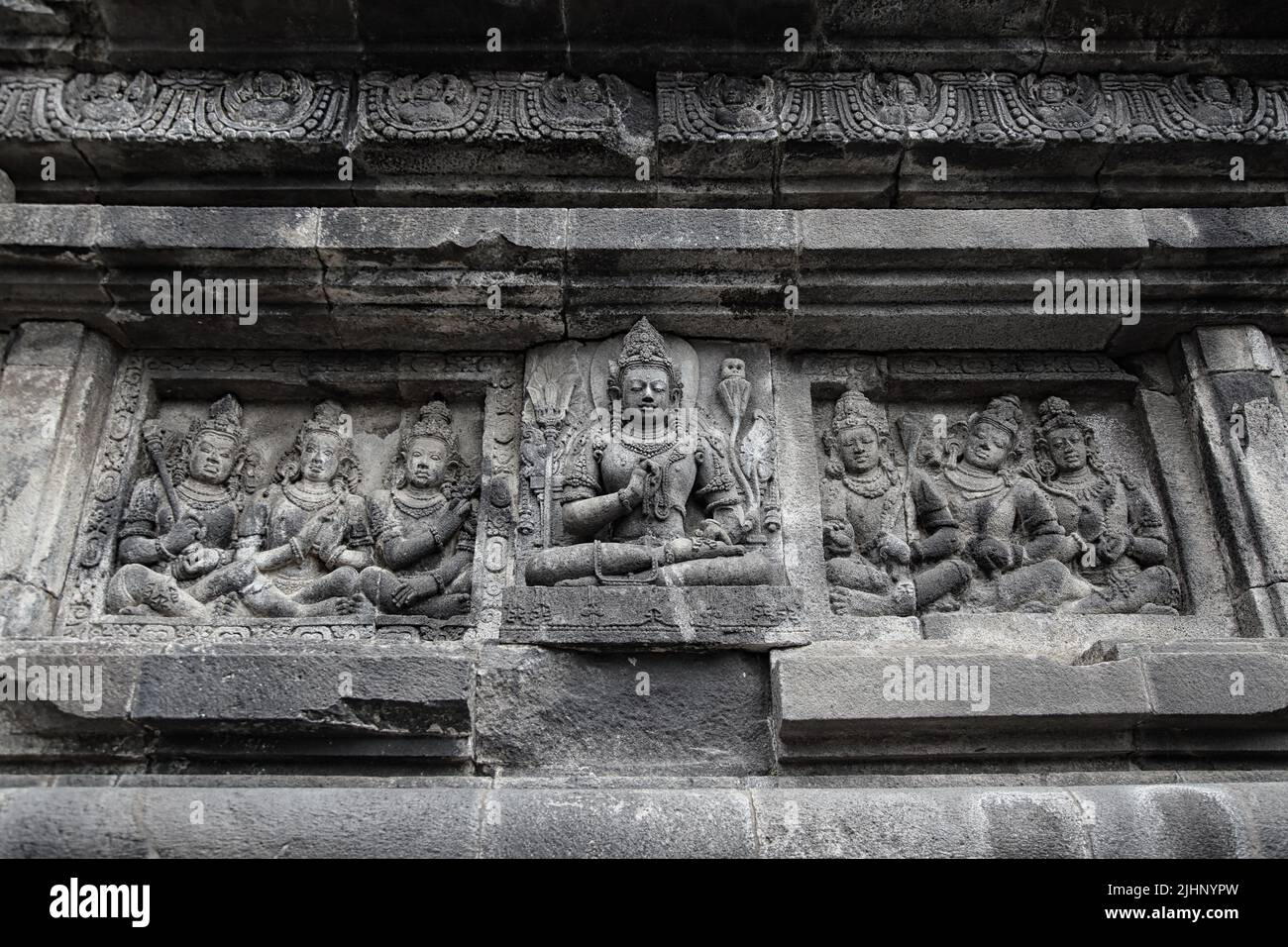 Relief in Candi Prambanan, Prambanan Temple, Yogyakarta, Central Java ...
