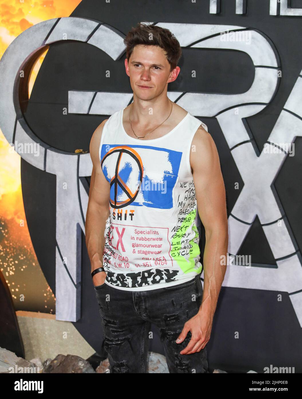 London, UK. 19th July, 2022. Tom Prior seen attending the UK premiere ...