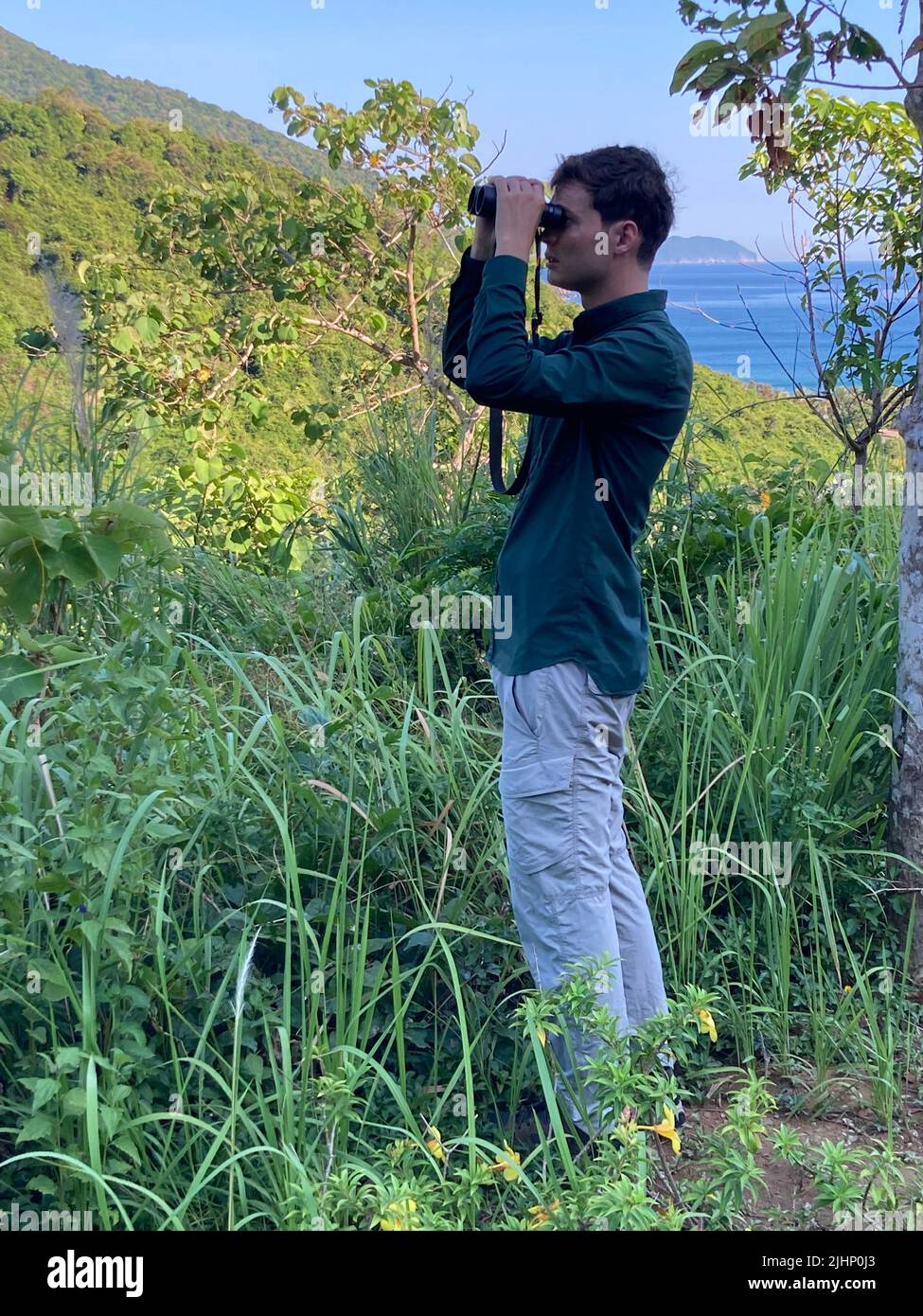 Son Tra Peninsula, Vietnam. 27th June, 2022. Anthony Barker, who works ...