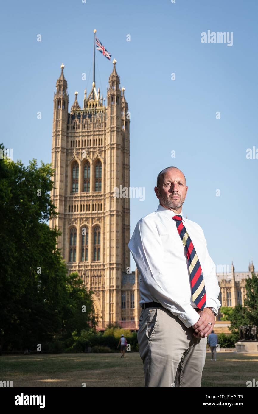 Mark Tipper, the brother of Hyde Park bombing victim Simon Tipper, near ...
