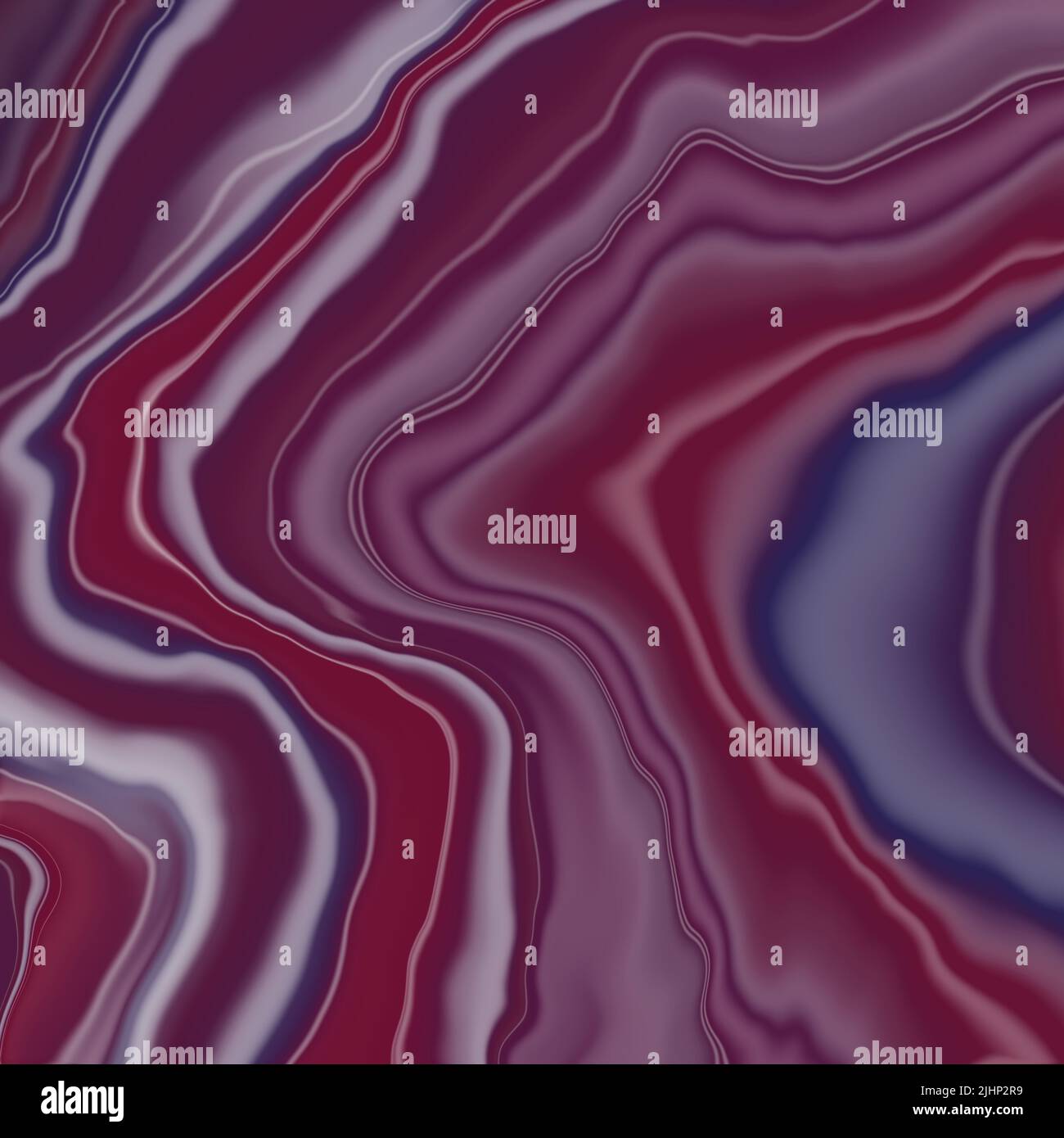 Abstract texture of a cut stone. Marble effect. Blurry red and blue ...