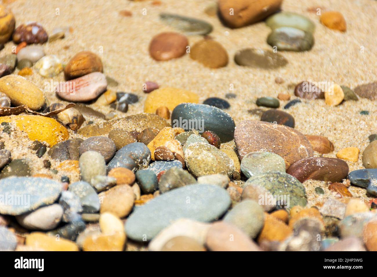 Pebble peach in Jijel city, Algeria. Summer vacation concept Stock ...