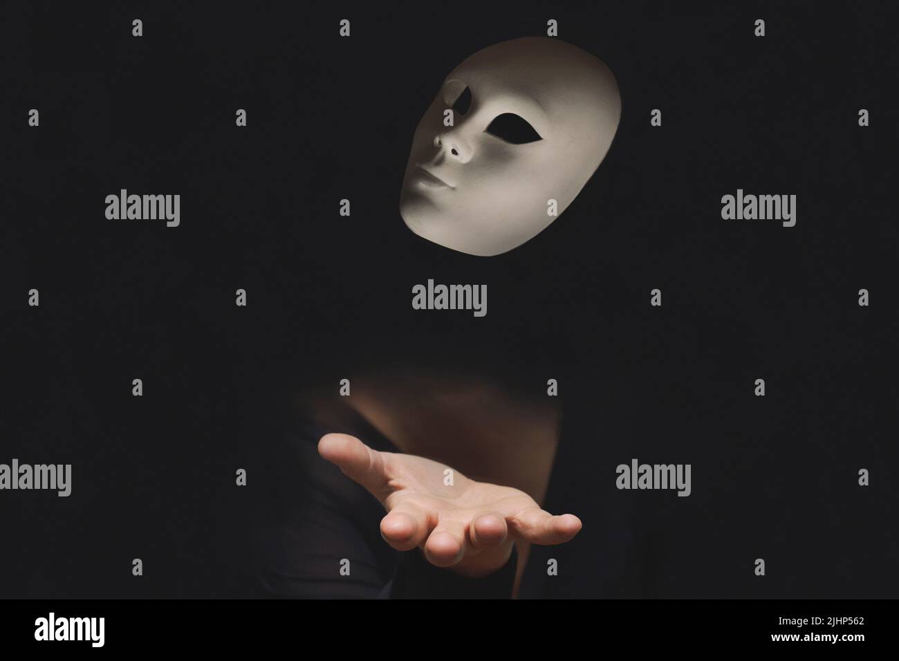 Throwing the mask hi-res stock photography and images - Alamy