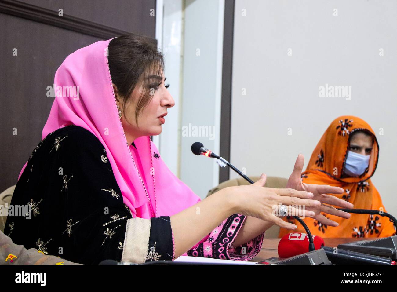 Quetta, Pakistan. December 31-2021: chairperson Eman Pakistan Trust ...