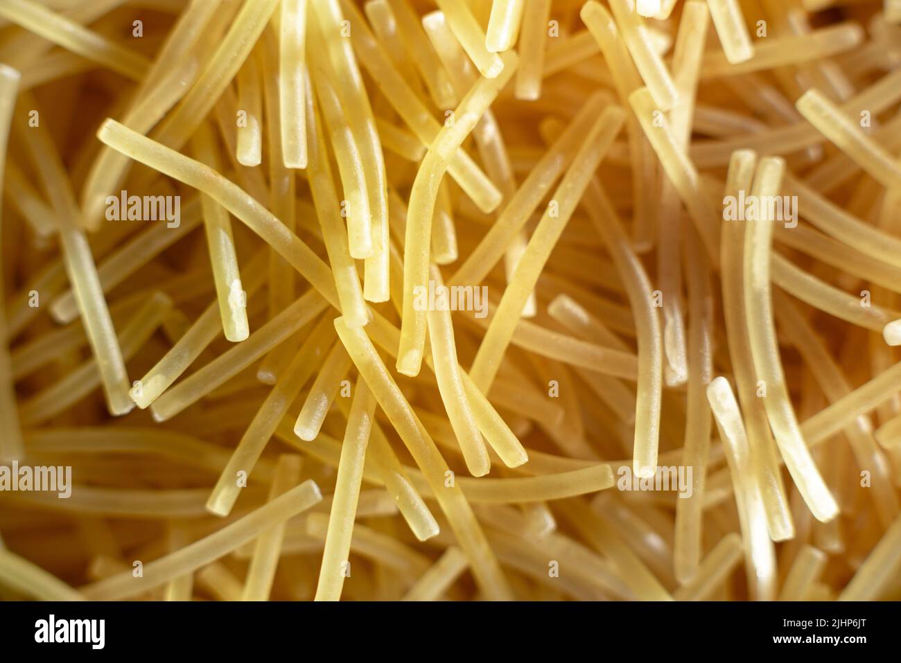 the pasta is thin. Dry thin pasta pasta very close Stock Photo - Alamy