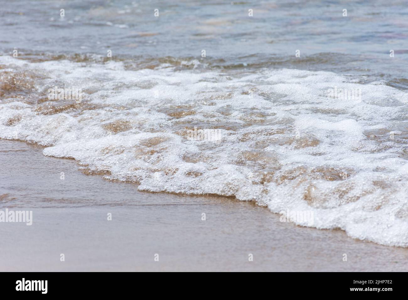 Mediterranean sea waves in Jijel city, Algeria. Summer vacation concept ...