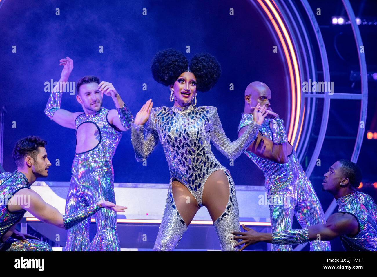 AUSTIN, TX - JULY 19: Angeria performs on stage during RuPaul's Drag ...