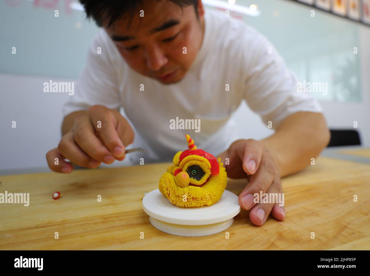 Shenyang, China's Liaoning Province. 14th July, 2022. Chef Wu Yang ...