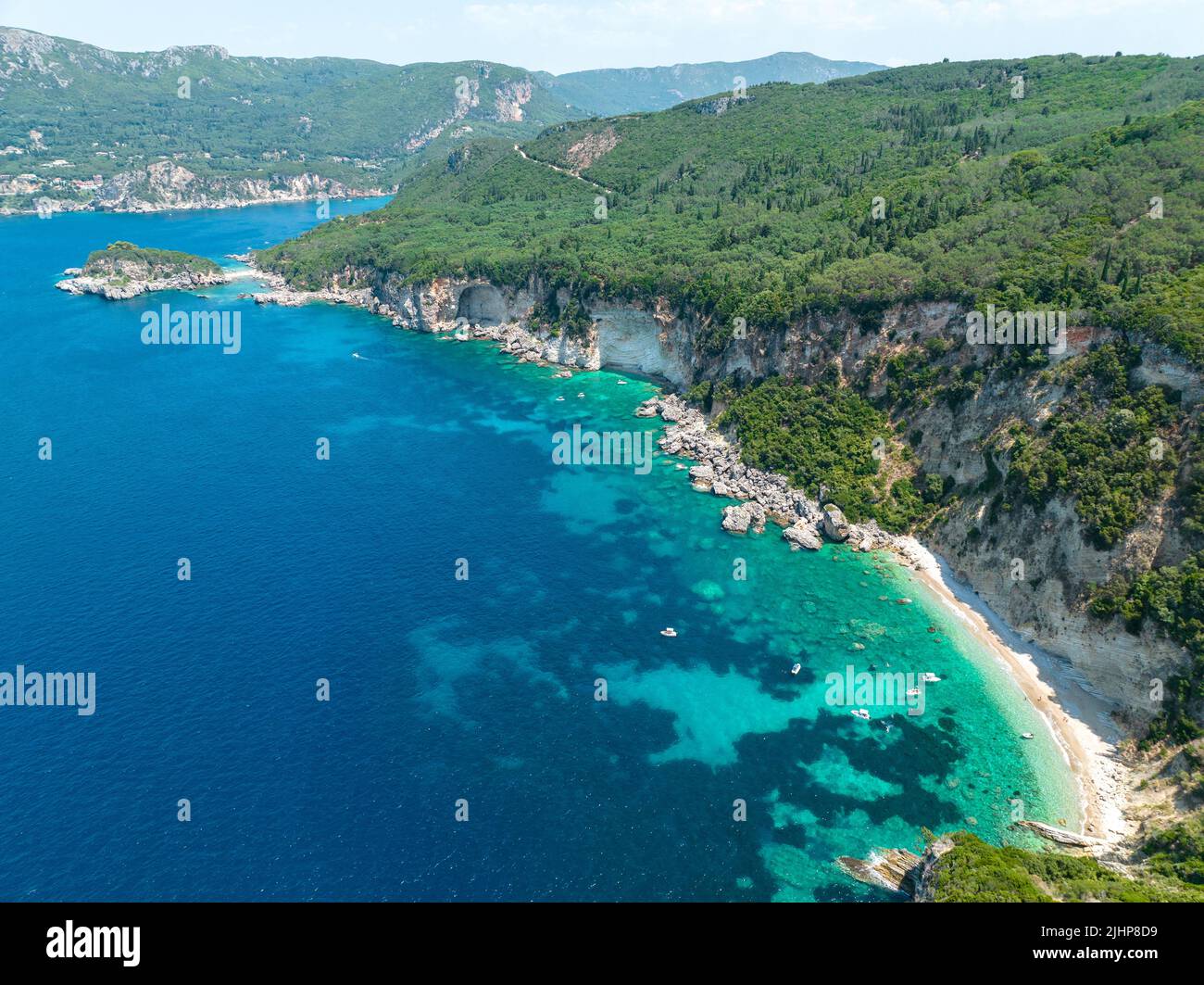 Kolias beach hi-res stock photography and images - Alamy