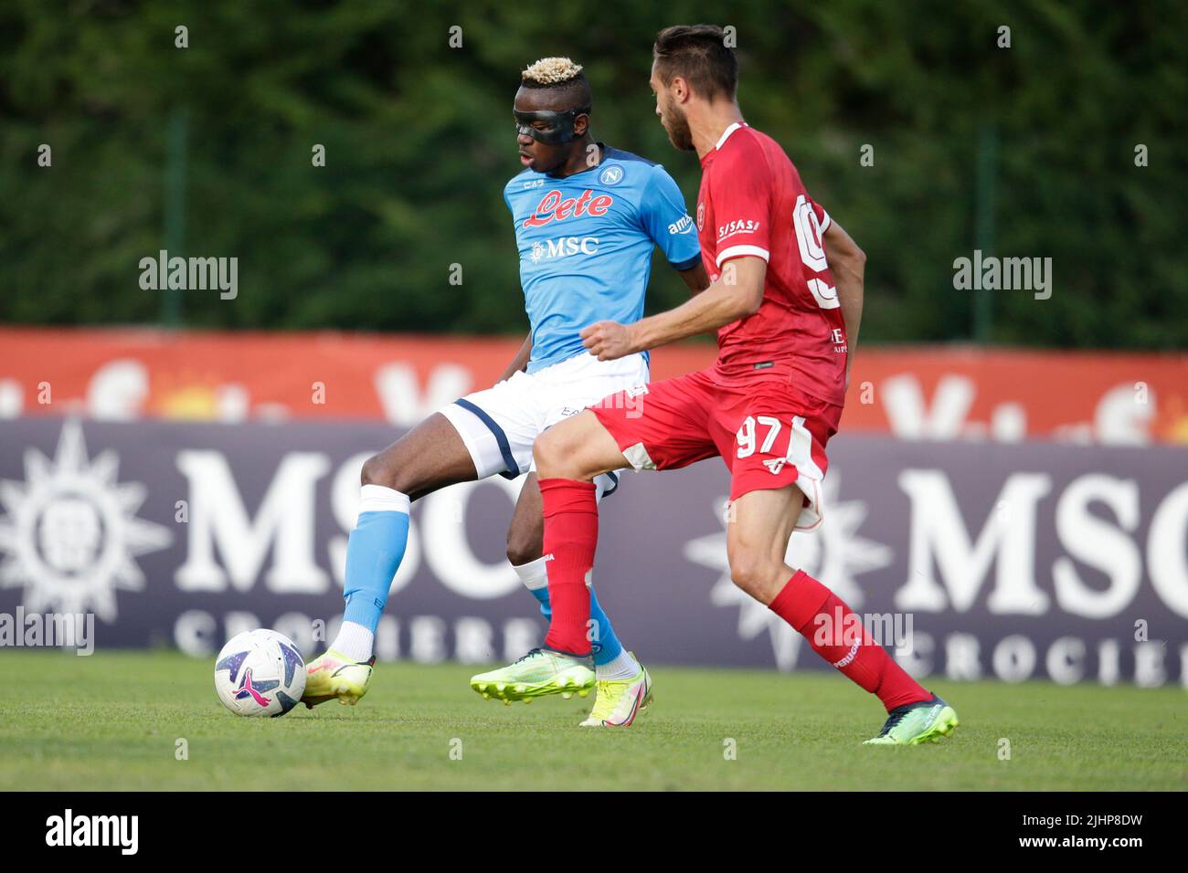 SSC Napoli's Nigerian striker Victor Osimhen during friendly match SSC ...