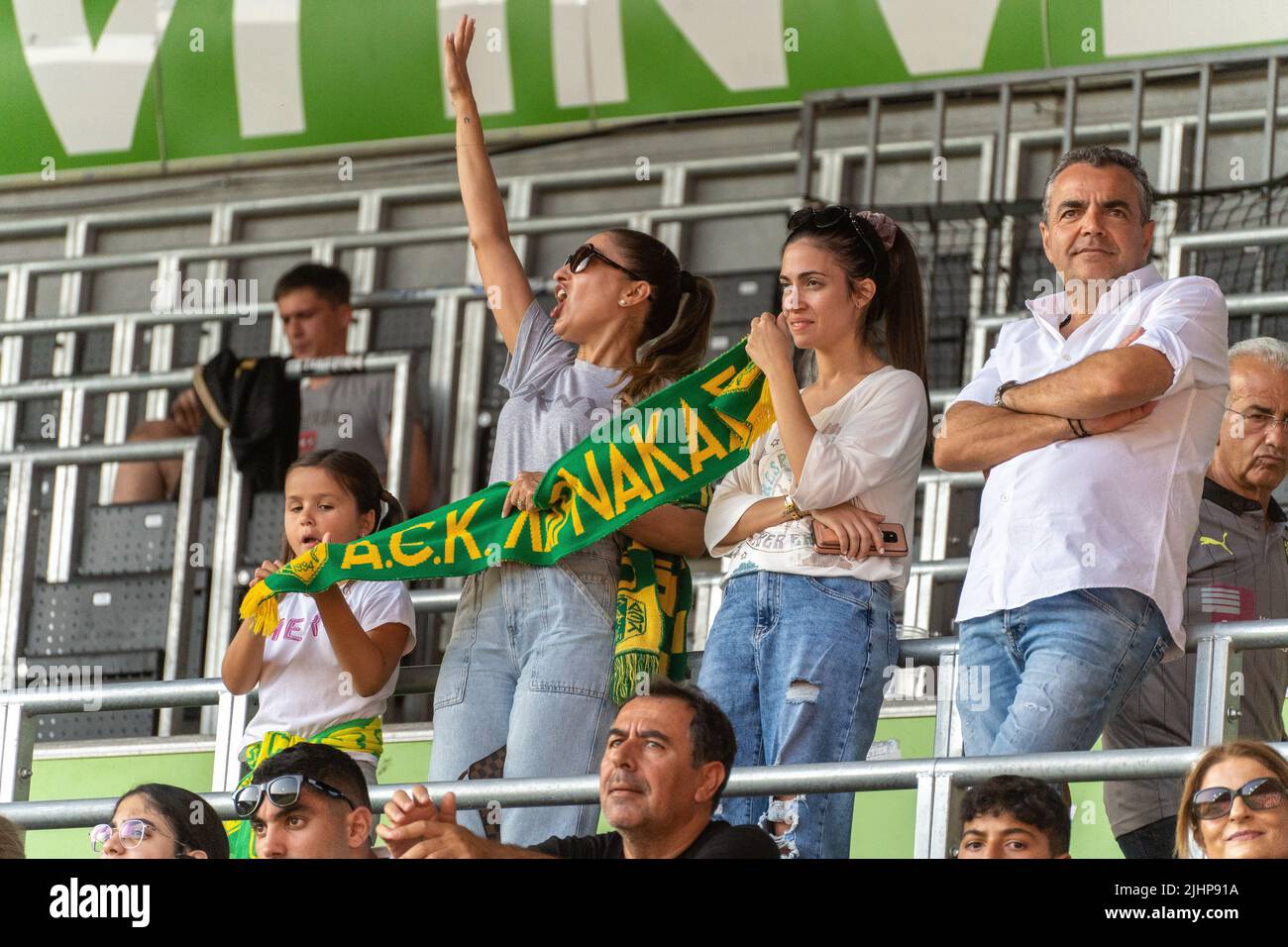 Aek larnaca fans hi-res stock photography and images - Alamy
