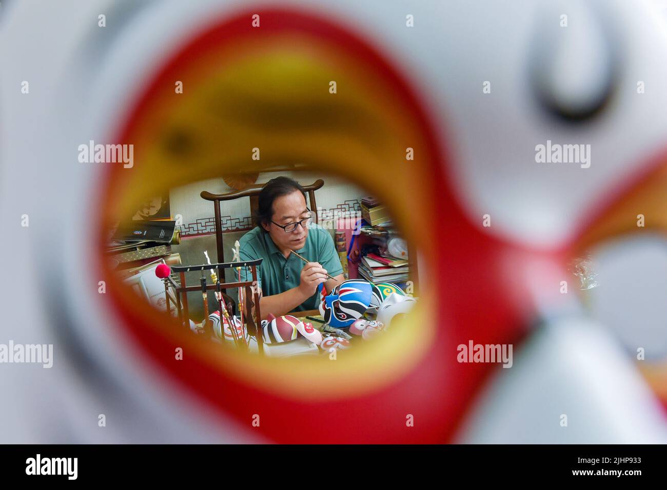 NANJING, CHINA - JULY 20, 2022 - Yan Lei, the 55-year-old inheritor of ...