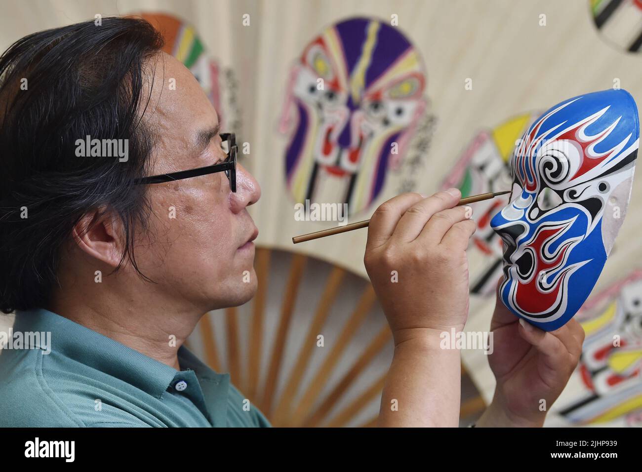 NANJING, CHINA - JULY 20, 2022 - Yan Lei, the 55-year-old inheritor of ...
