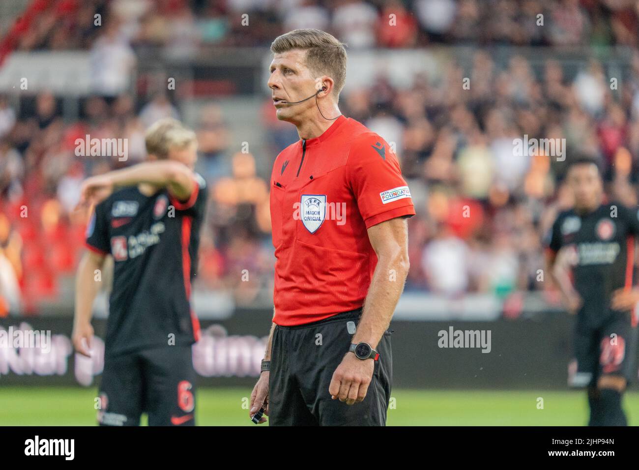 Herning, Denmark. 19th July, 2022. Referee Novak Simovic seen during ...
