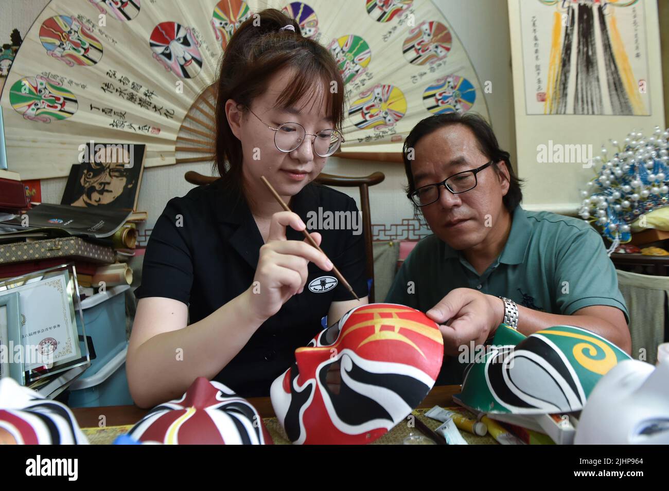 NANJING, CHINA - JULY 20, 2022 - Yan Lei, 55, inheritor of China's ...