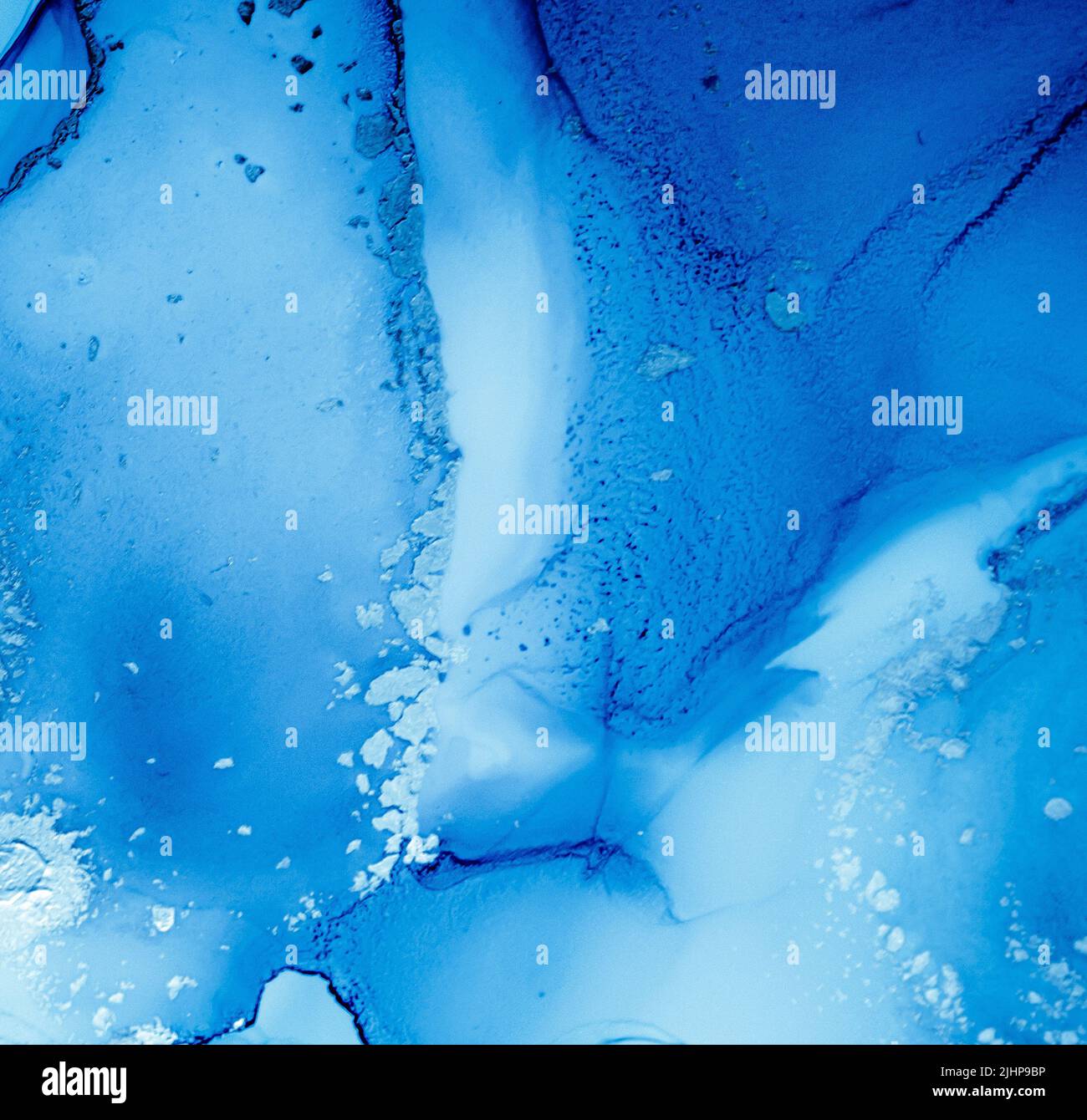 Ink Colours Mix Water. Art Wave Background. Indigo Alcohol Pattern ...