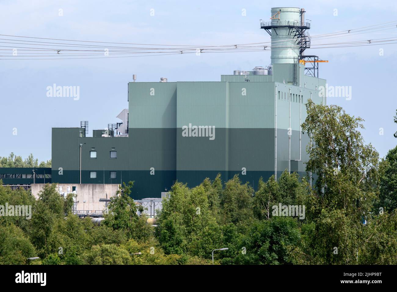 Vattenfall Power Plant At Diemen The Netherlands 13-7-2022 Stock Photo ...