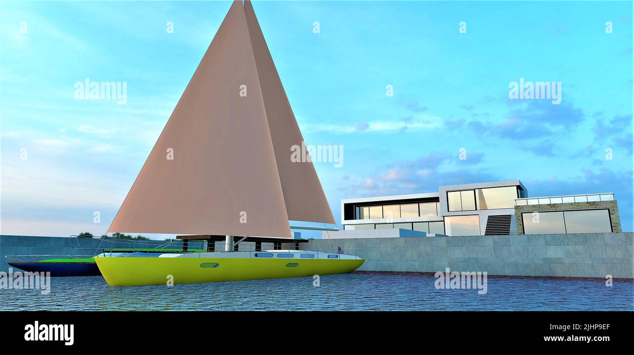 White roof sail hi-res stock photography and images - Alamy