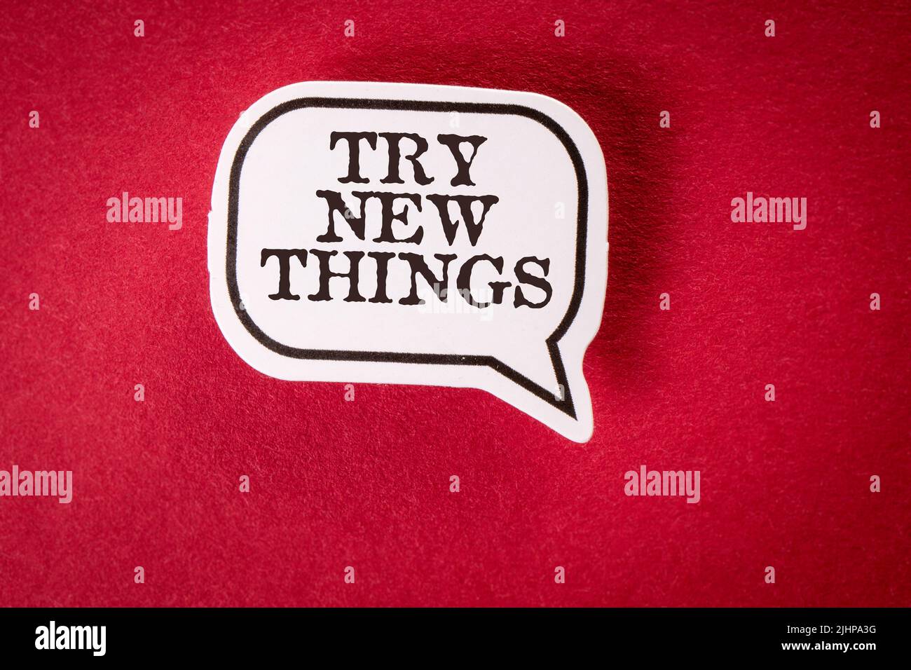 Try new things and object hi-res stock photography and images - Alamy
