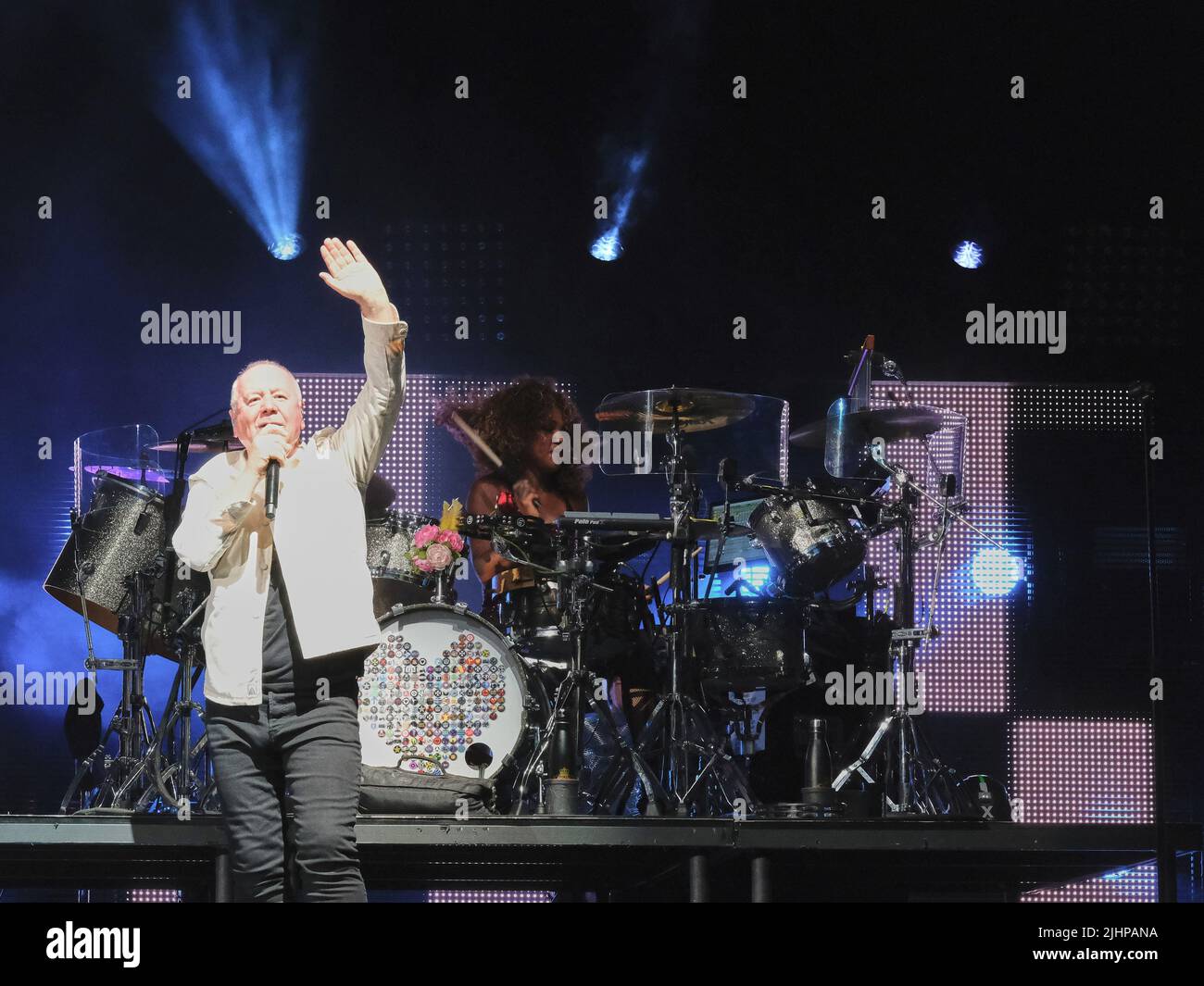Arena, Verona, Italy, July 18, 2022, Simple Minds during Simple MInds ...
