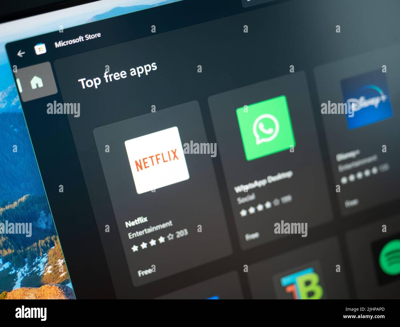Galati, Romania - June 19, 2022: Microsoft Store Windows 11 Top free ...