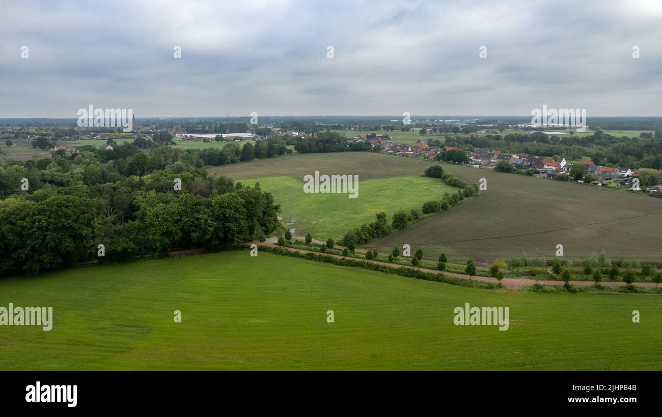 Aerial photo of farm and land hi-res stock photography and images - Alamy