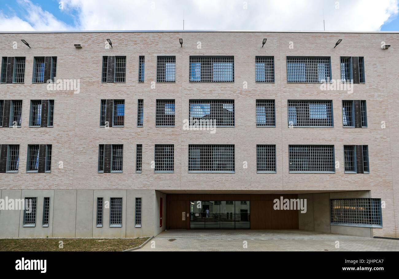 Leipzig, Germany. 15th July, 2022. The new detention hospital at ...