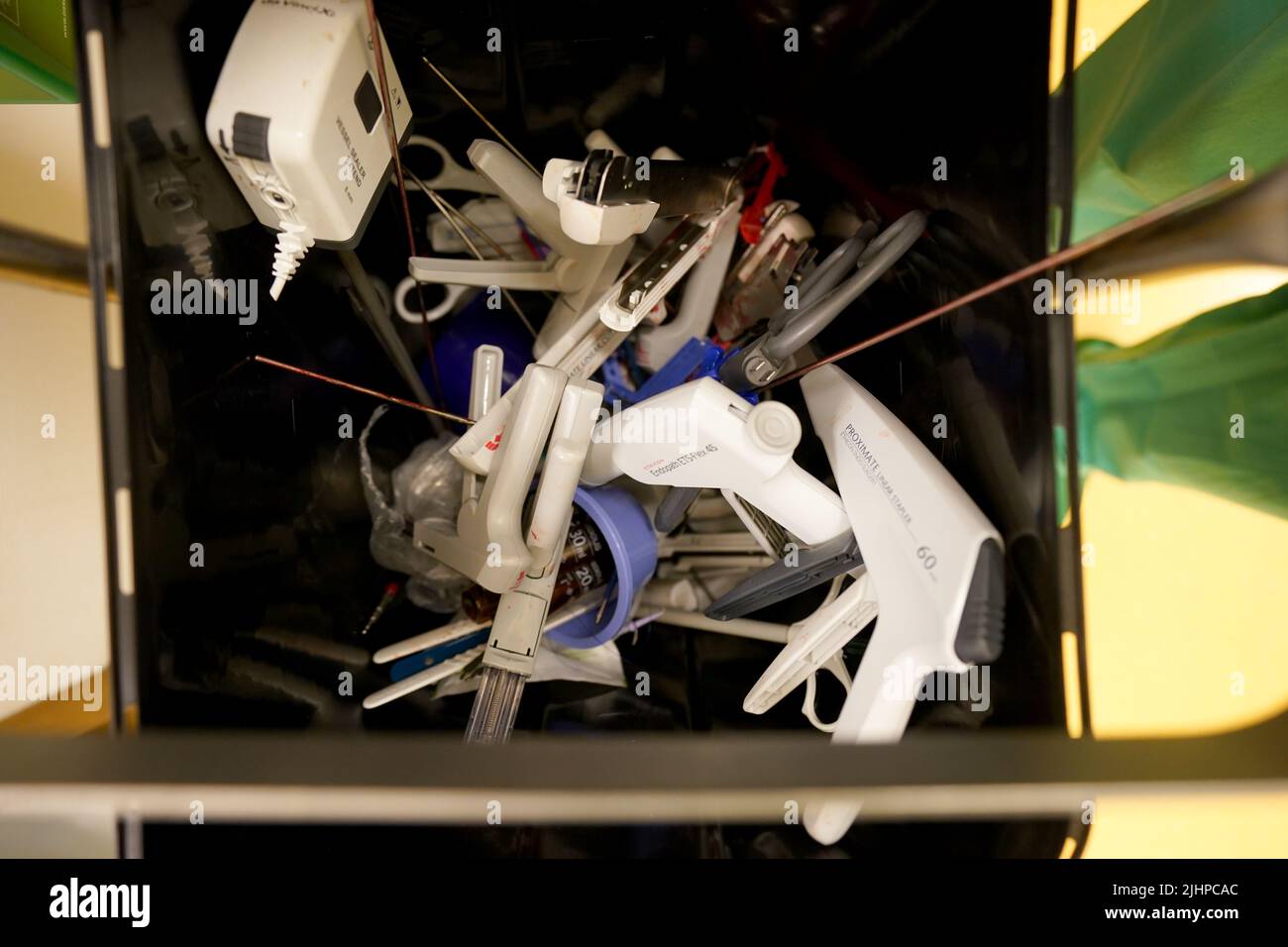 Hamburg, Germany. 18th July, 2022. Clamp suture devices and other ...