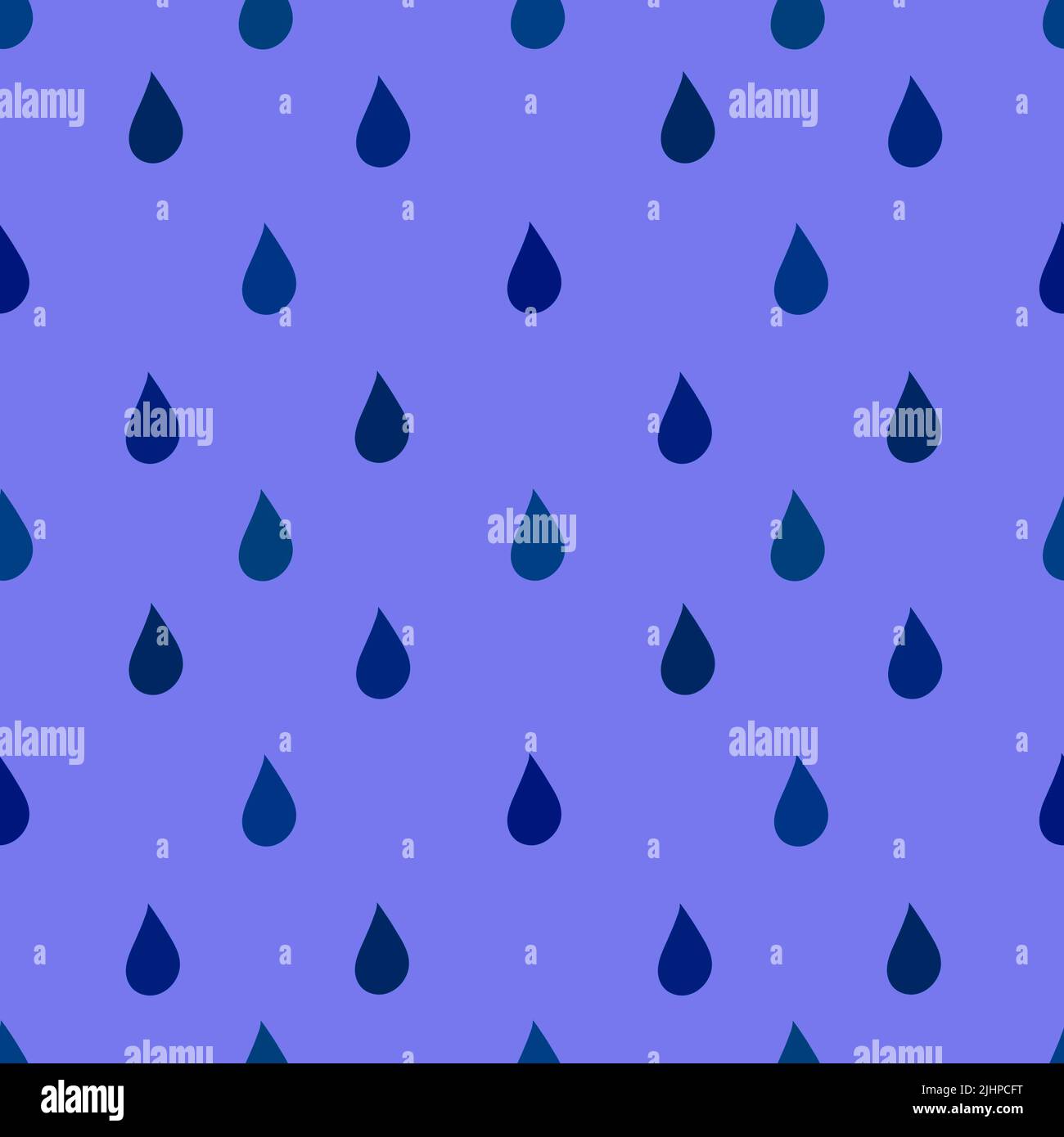 Simple seamless water rain drops pattern for clothes print and wrapping ...