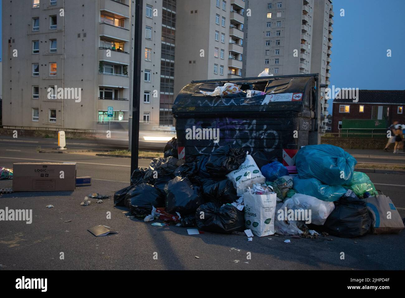Brighton waste bins hi-res stock photography and images - Alamy