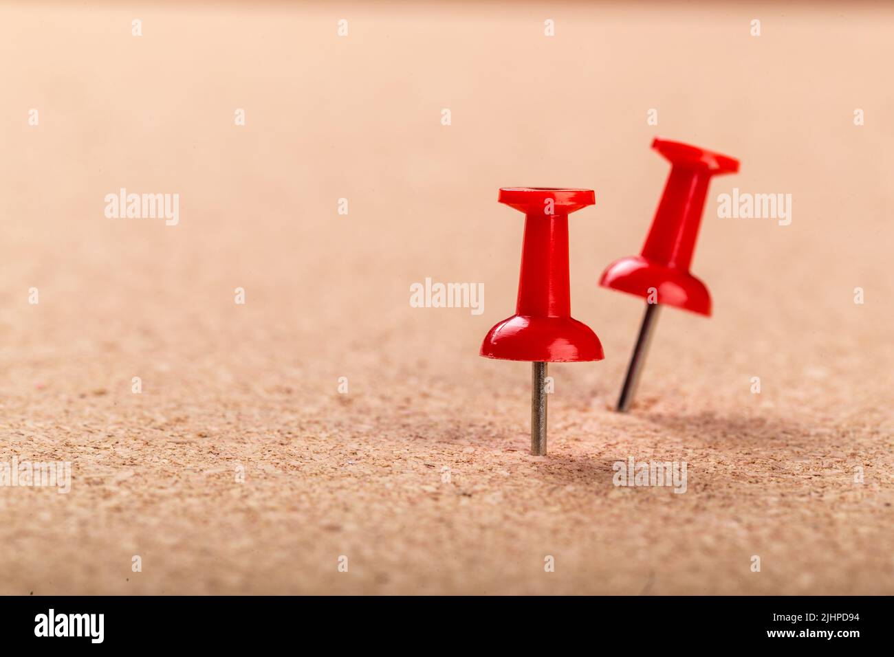Pin board texture for background and colorful pins Stock Photo - Alamy
