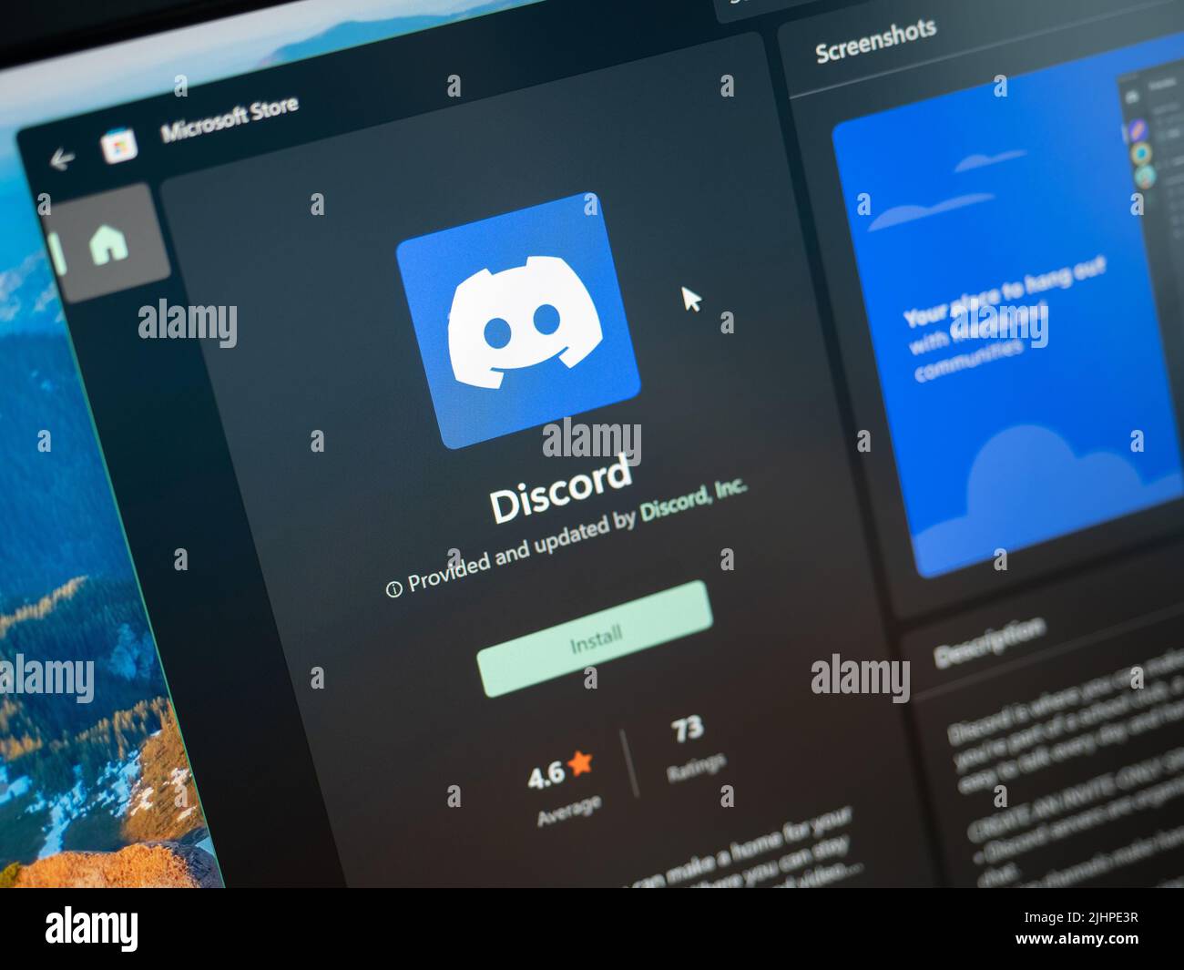 Galati, Romania - June 19, 2022: Discord application available on ...