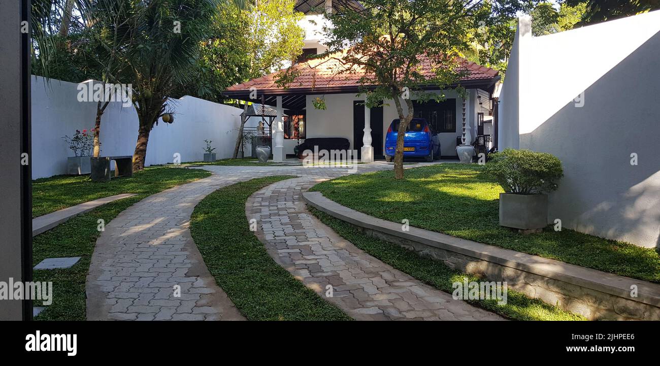 Beautiful home with nature Stock Photo - Alamy
