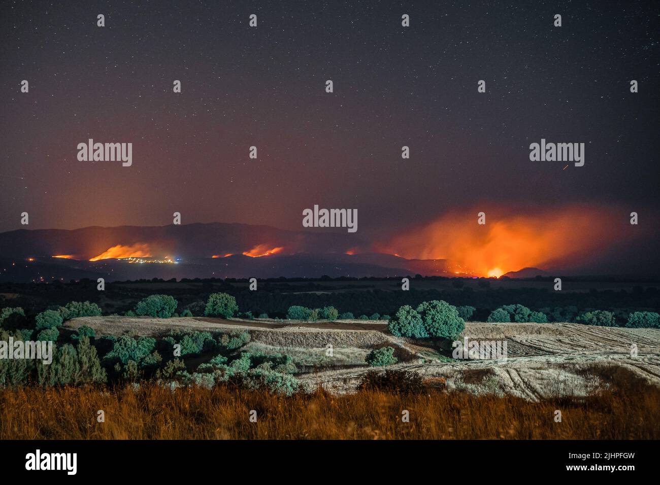 Valdepenas de la sierra fire hi-res stock photography and images - Alamy