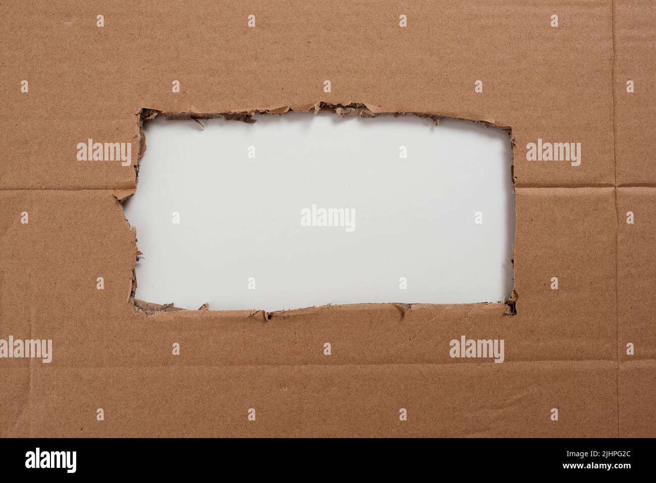 Important Informations Written Under Ripped Cardboard. Crutial ...