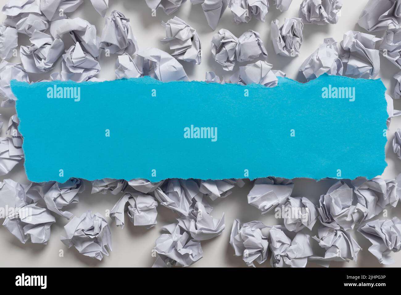 Paper Wraps Placed Under Important Informations. Wrinkled Notes ...