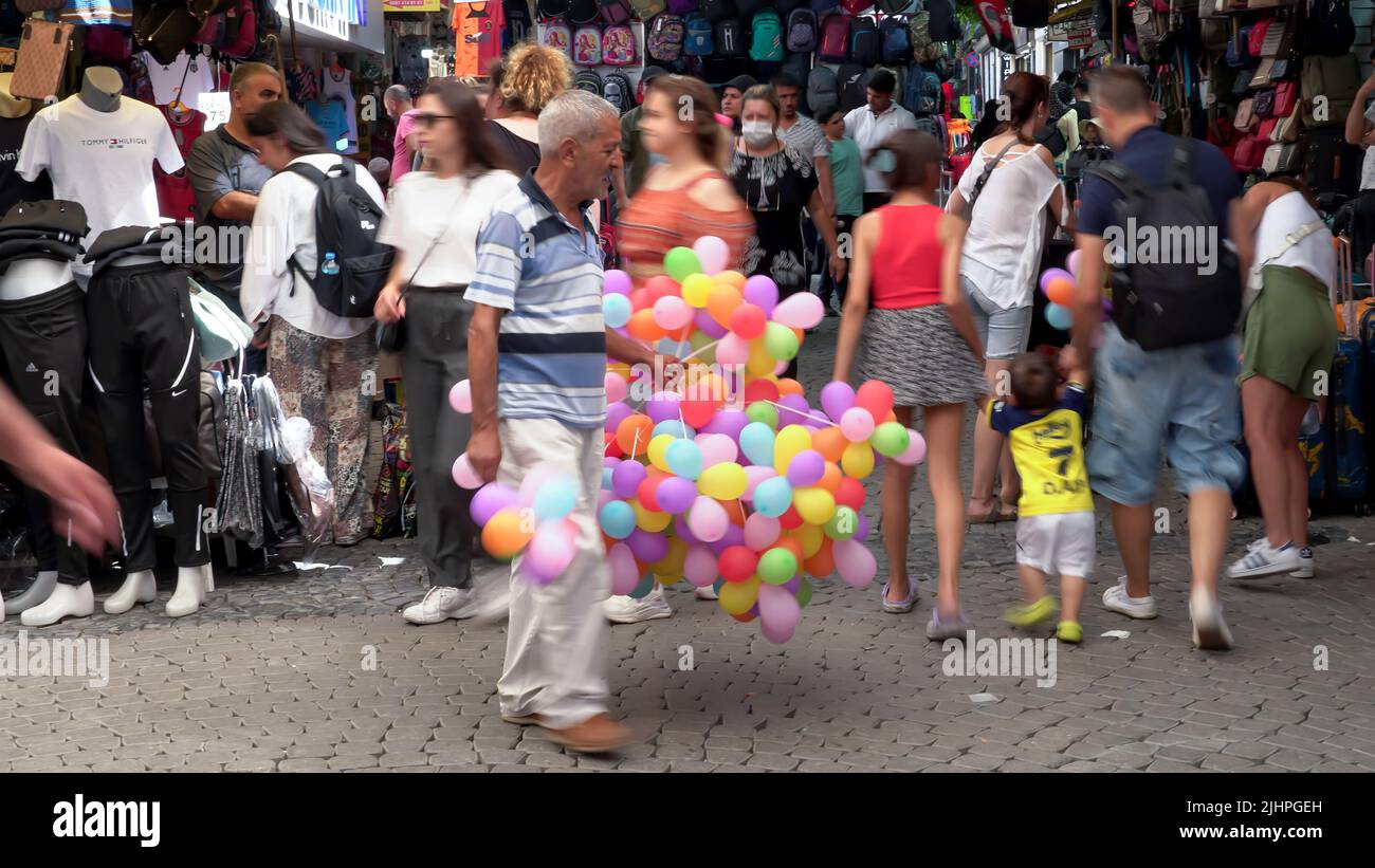 Happy crowd in istanbul hi-res stock photography and images - Alamy