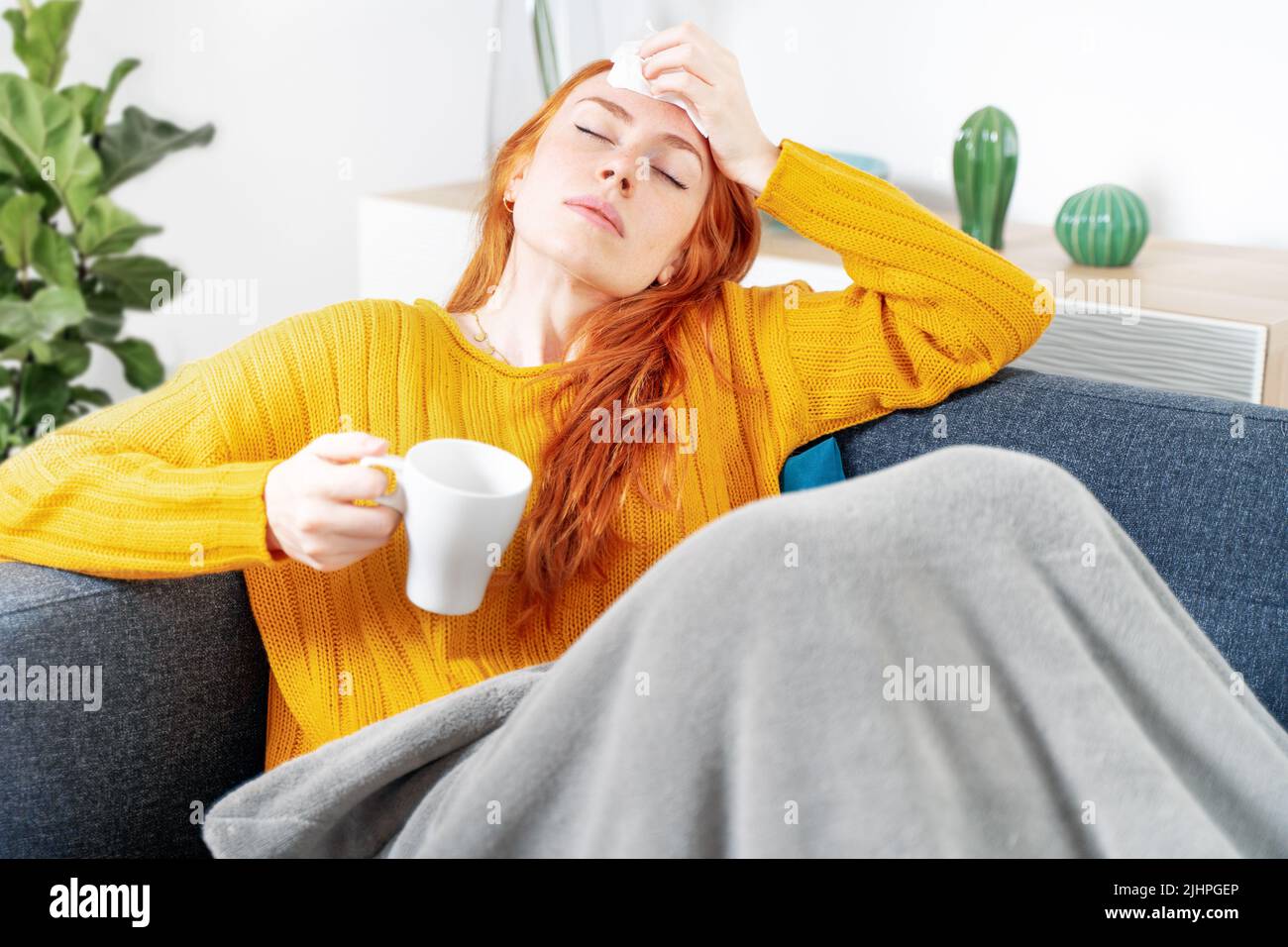 Suffering flu hi-res stock photography and images - Alamy
