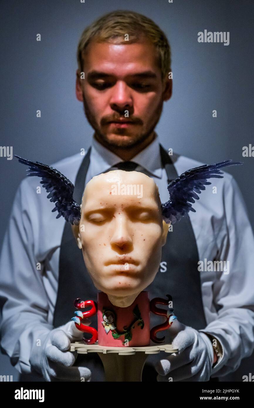 London, UK. 20th July, 2022. Head of Hypnos by Hannah Lim and Hugo ...