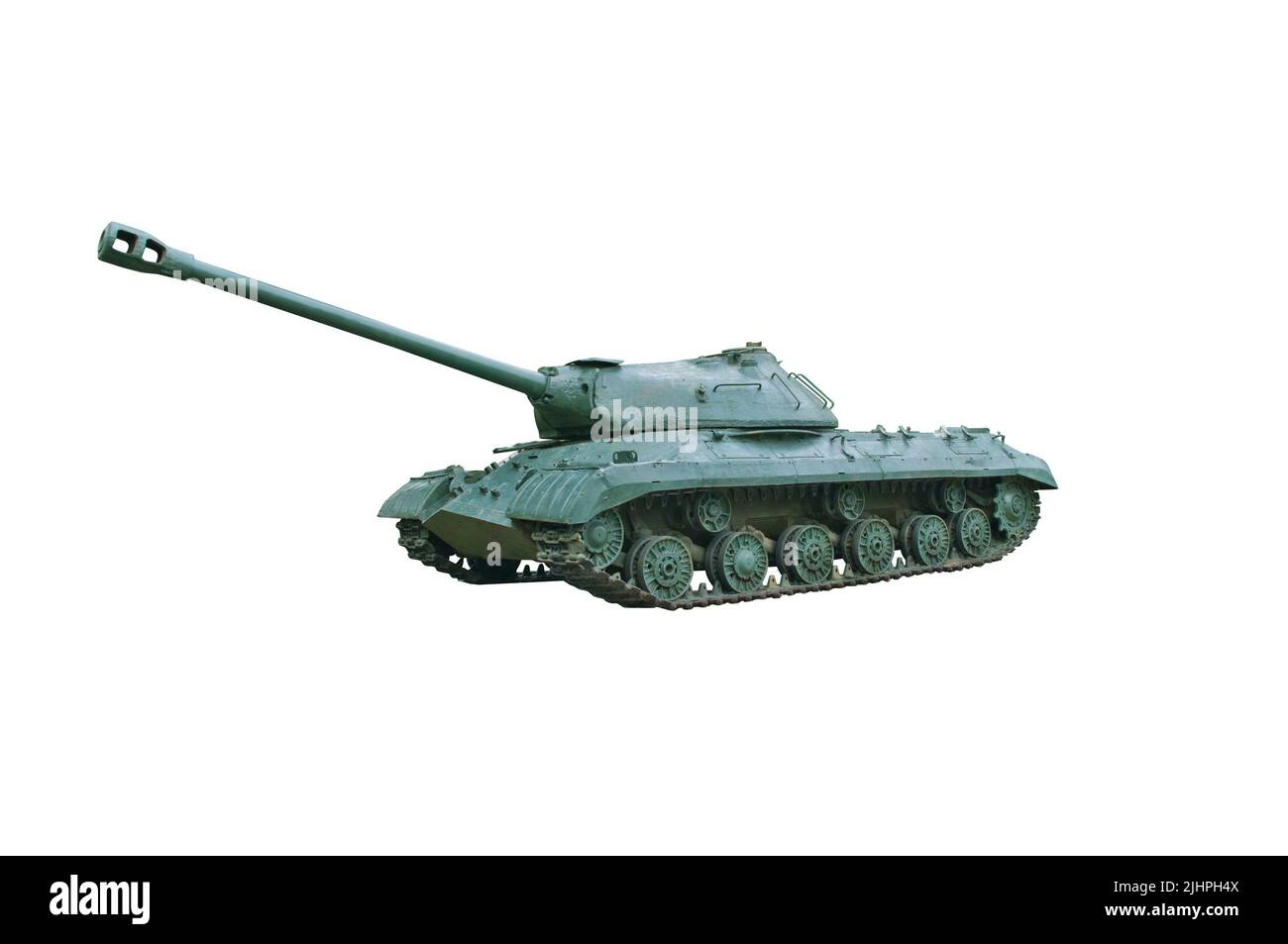 Old military tank isolated on white background Stock Photo - Alamy