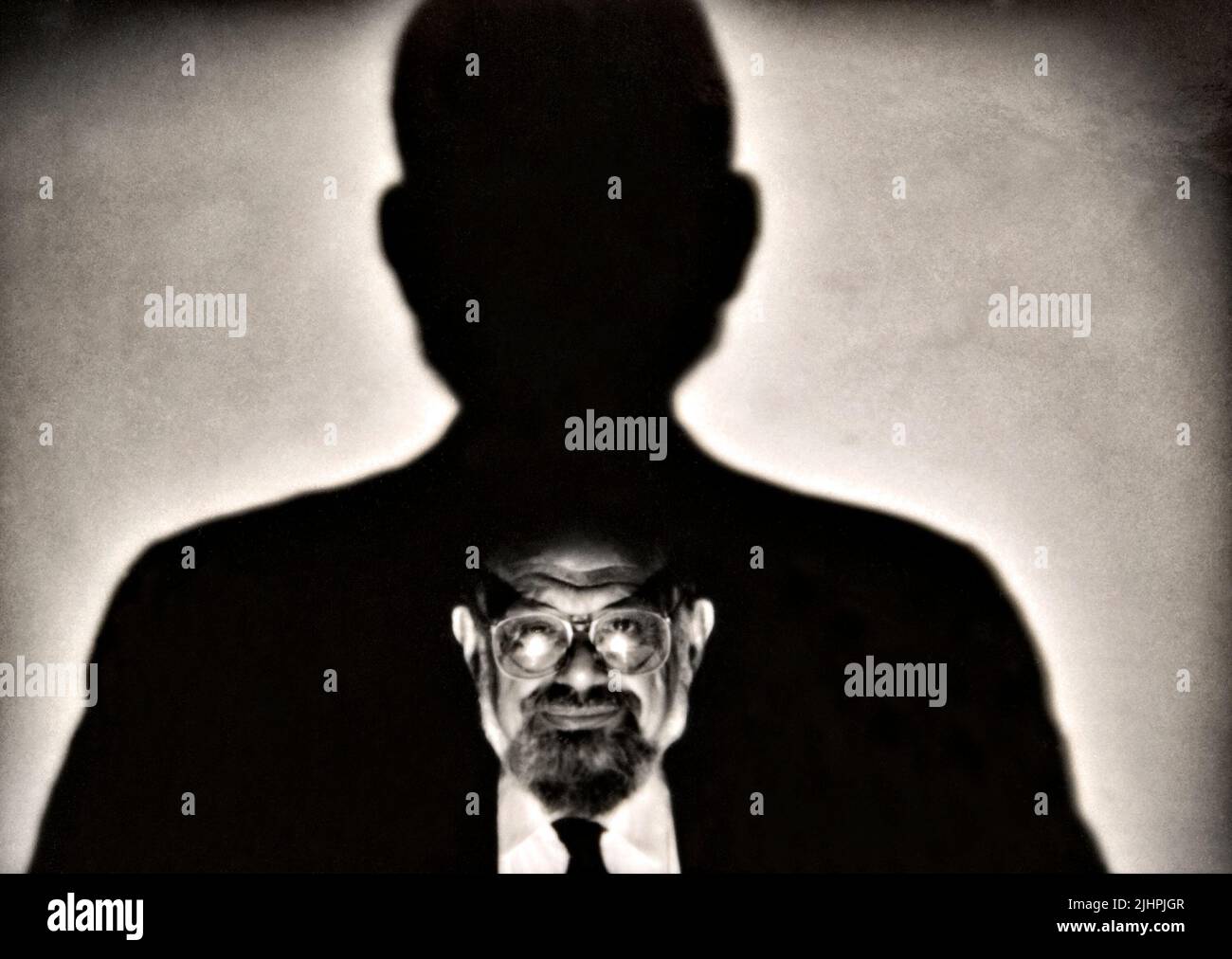 Allen Ginsberg American poet photographed in London 1991 Stock Photo ...